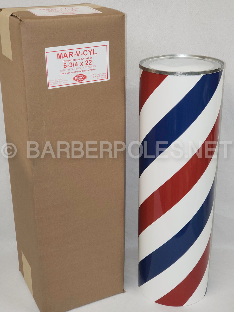 6-3/4" x 22" Replacement Inner Cylinder – BarberPoles.net