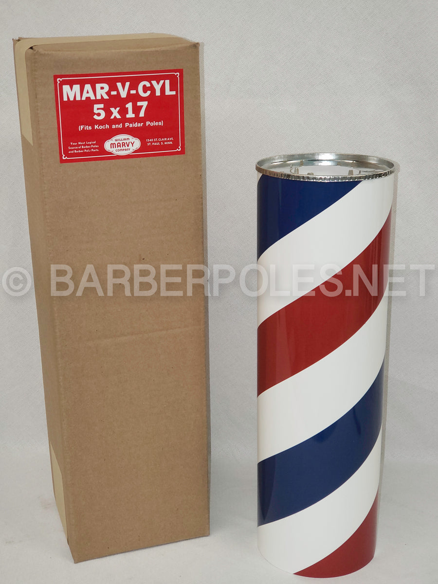 5" x 17" Replacement Inner Cylinder – BarberPoles.net